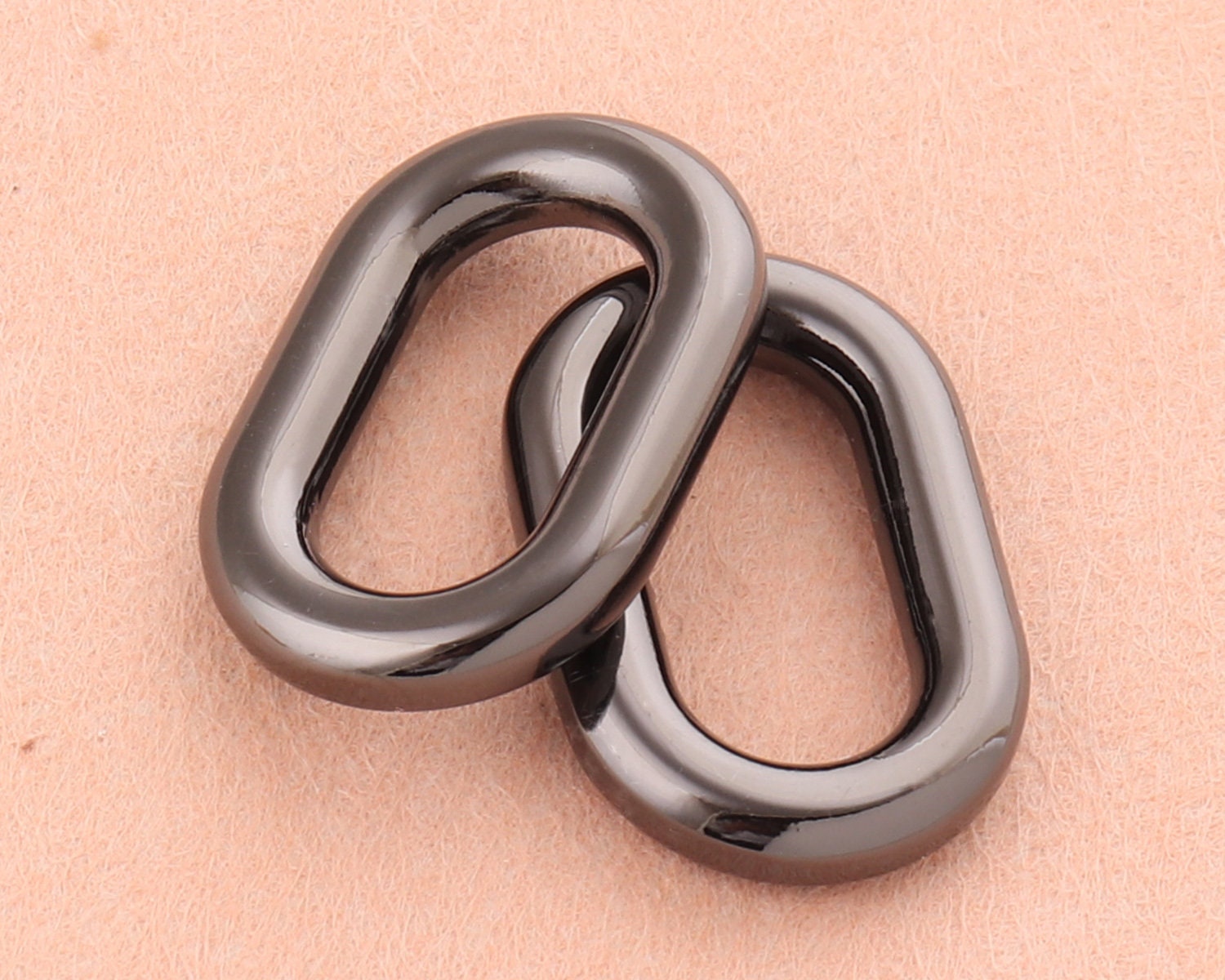 17mm Oval Adjuster Buckle Slide Buckles ringMetal loop Purse | Etsy