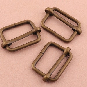 38mm Metal Belt Buckles Sliding Buckle,bronze Buckle Strap Purse Buckle ...