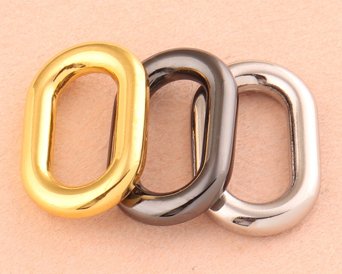 16mm metal oval loop ringsilver bag Strap buckle purse | Etsy