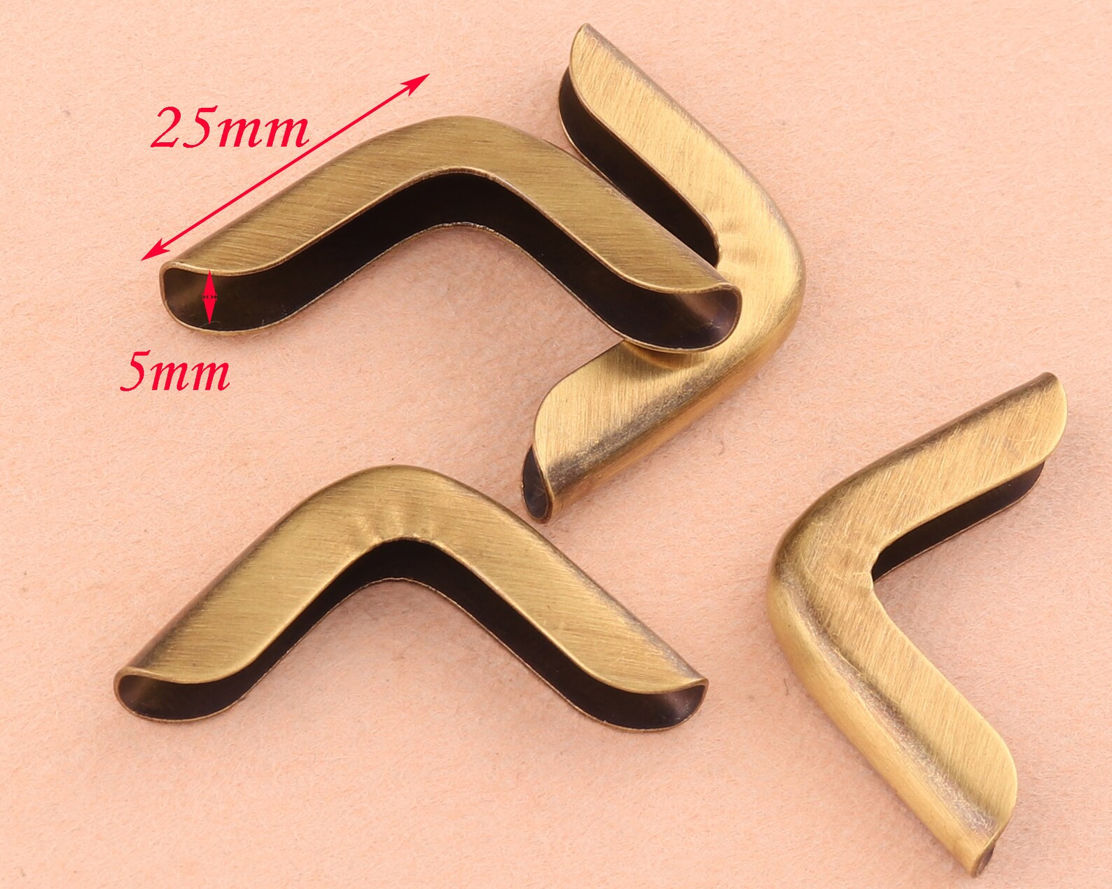 25mm Bronze Metal Corner Protection Corners Vintage Box Corner - Etsy