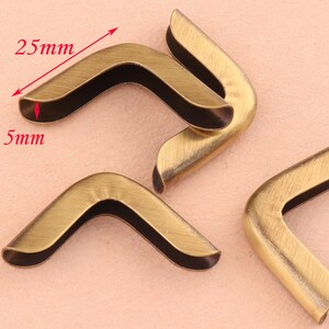 25mm Bronze Metal Corner Protection Corners Vintage Box Corner - Etsy