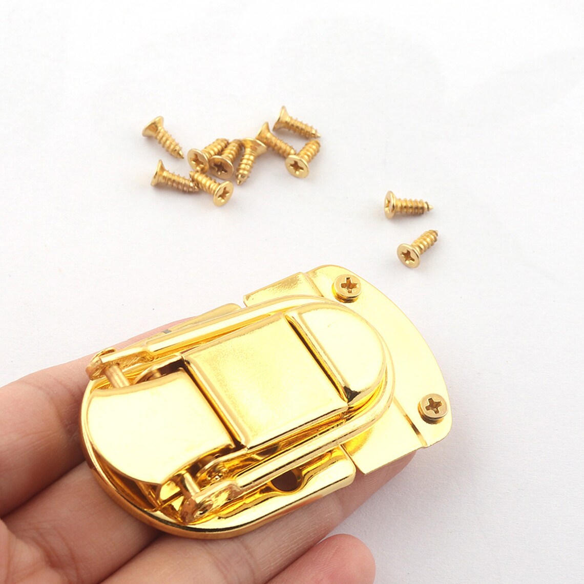 Gold Metal Toggle Case Catch Hasp Latch Trunk Drawbolt Closure - Etsy