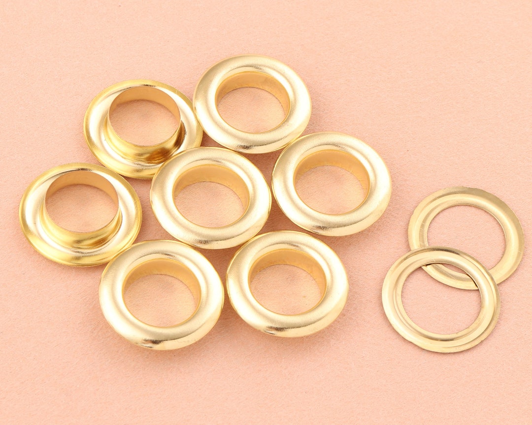 13mm Gold Eyelets Grommets With Washers Metal Grommets Rivets Metal ...