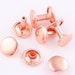 Rose Gold Double Cap Rivets,metal Button Round Rapid Rivet,rivet Studs ...