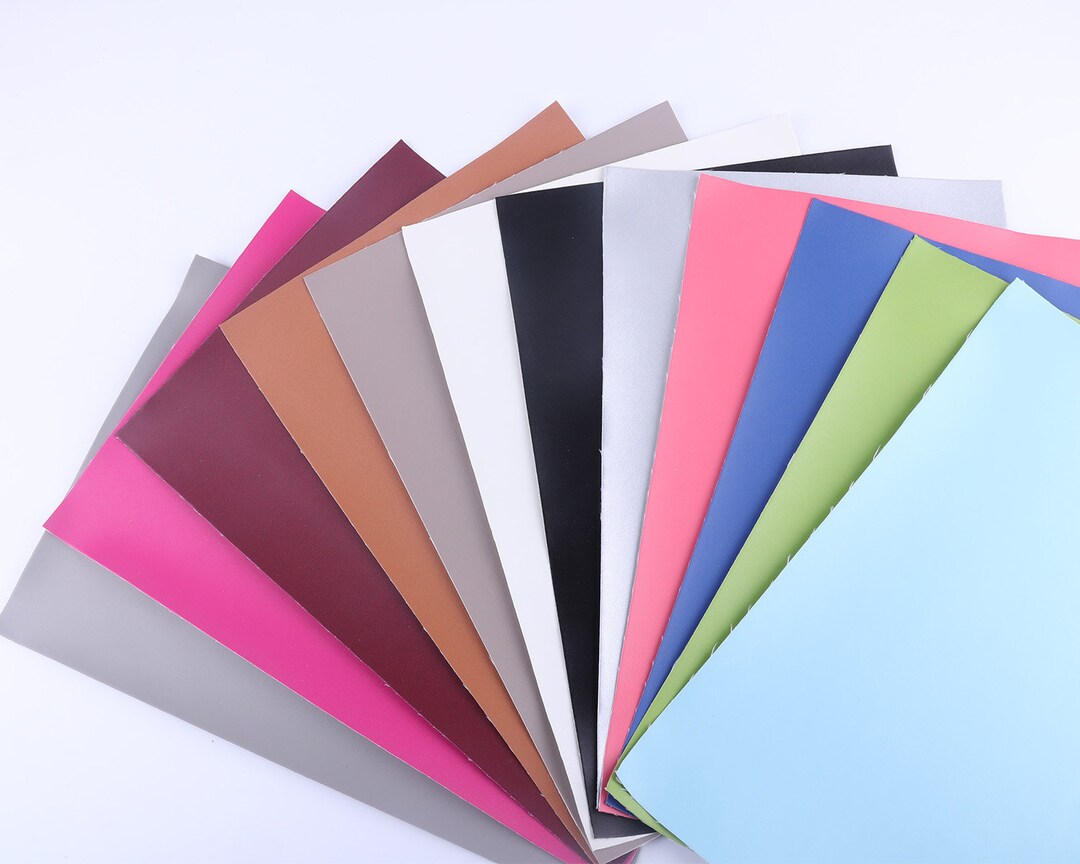 Colored Leather Sheets,smooth Leather Fabric,a4 Faux Leather,leather ...