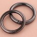 Round Ring Gate Gunmetal Spring Snap Hook Gate O Ringmetal - Etsy