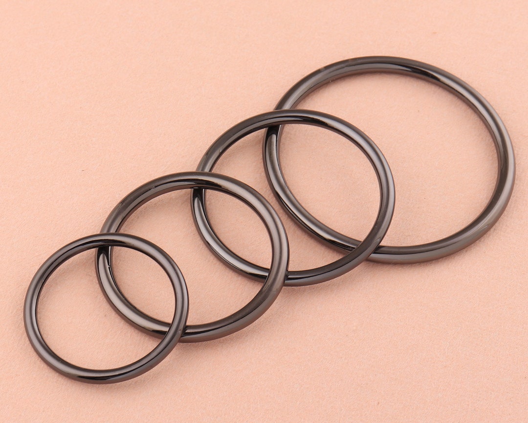 Metal O Rings Welded Metal Loops Gunmetal Round Formed Strap Ring,bag ...