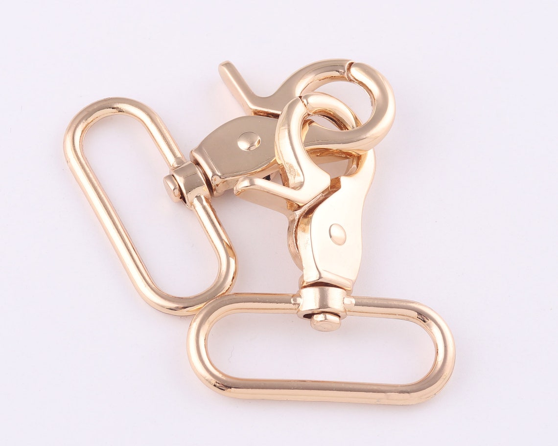 38mm gold metal swivel claw claspsDog Collar Hardware | Etsy