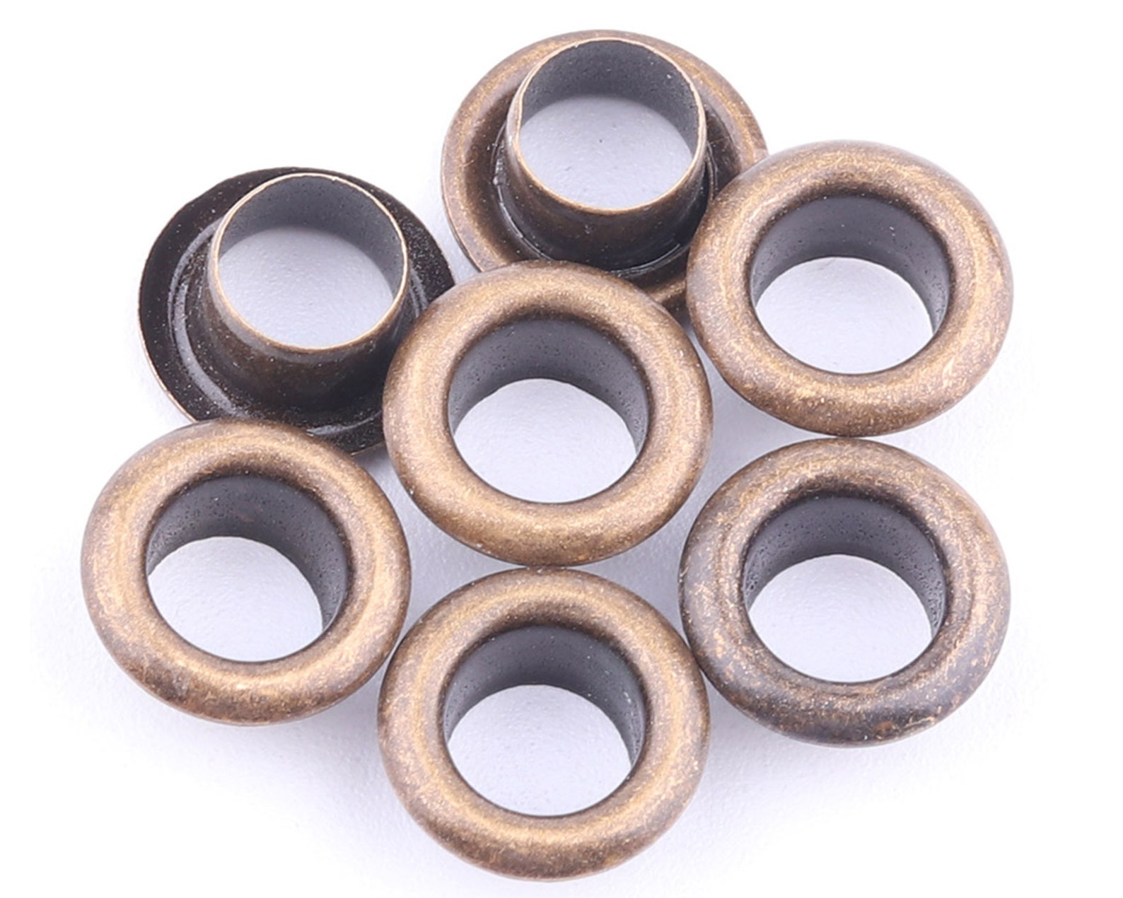 6mm Bronze Eyelets Grommets With Washers Metal Grommets Rivets - Etsy