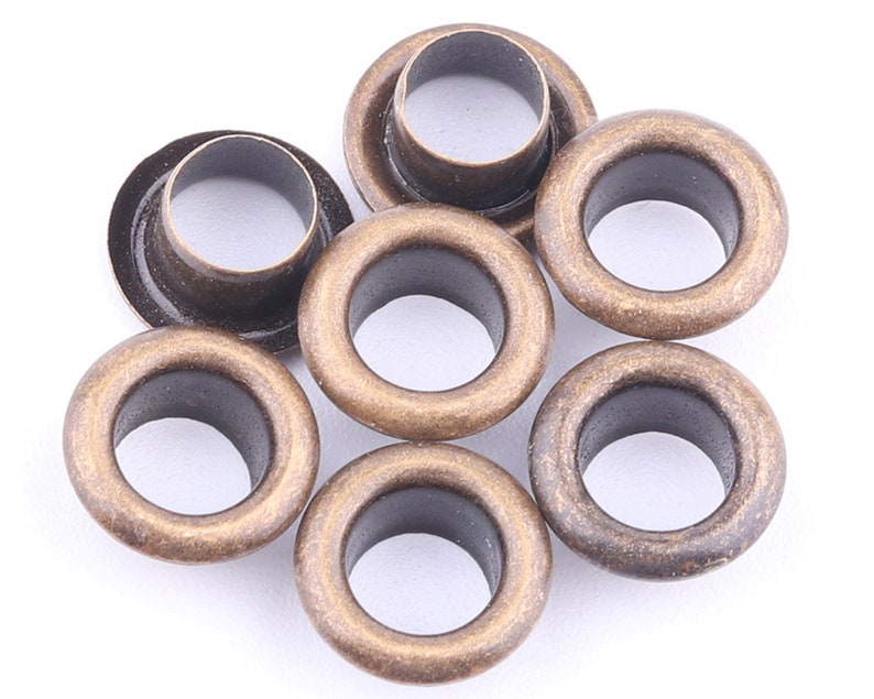 6mm Bronze Eyelets Grommets With Washers Metal Grommets Rivets - Etsy