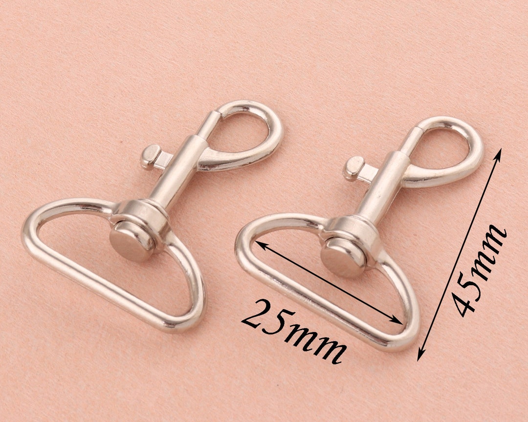 25mm Silver Swivel Clasp Clawswivel Hookdog Hookalloy - Etsy