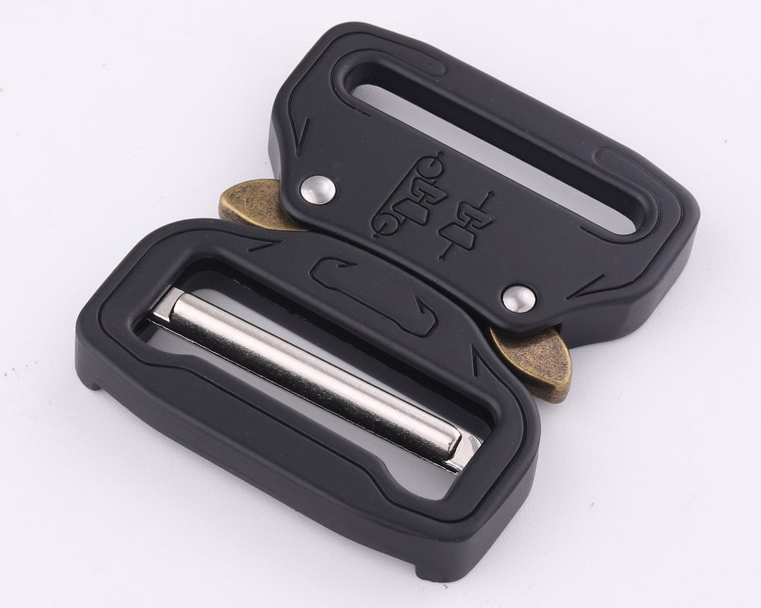 38mm Black Metal Release Buckle Adjustable Backpack Buckles - Etsy