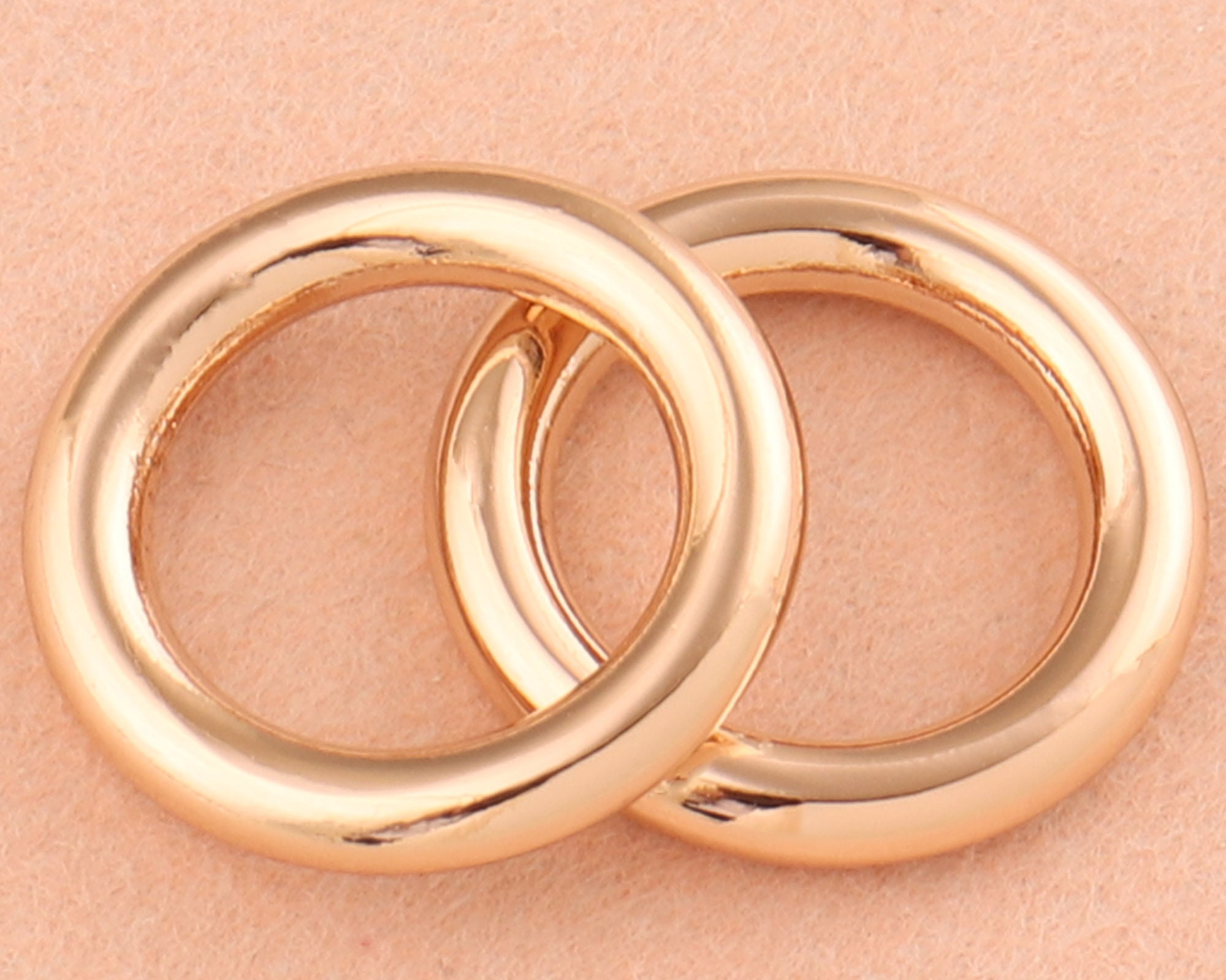 14mm Metal O Rings Welded Metal Loops Silver Round Formed - Etsy