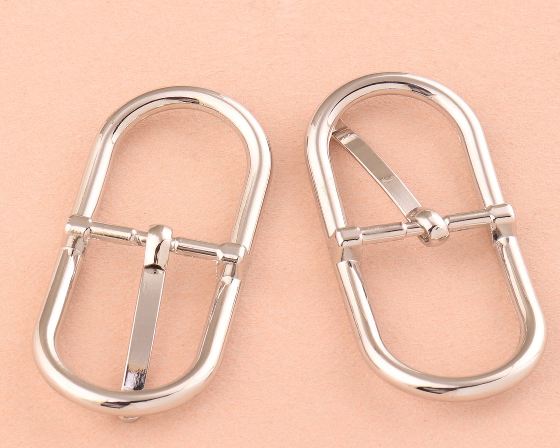 20mm Silver Adjustable Belt Buckle Slide Bucklesrectangle - Etsy