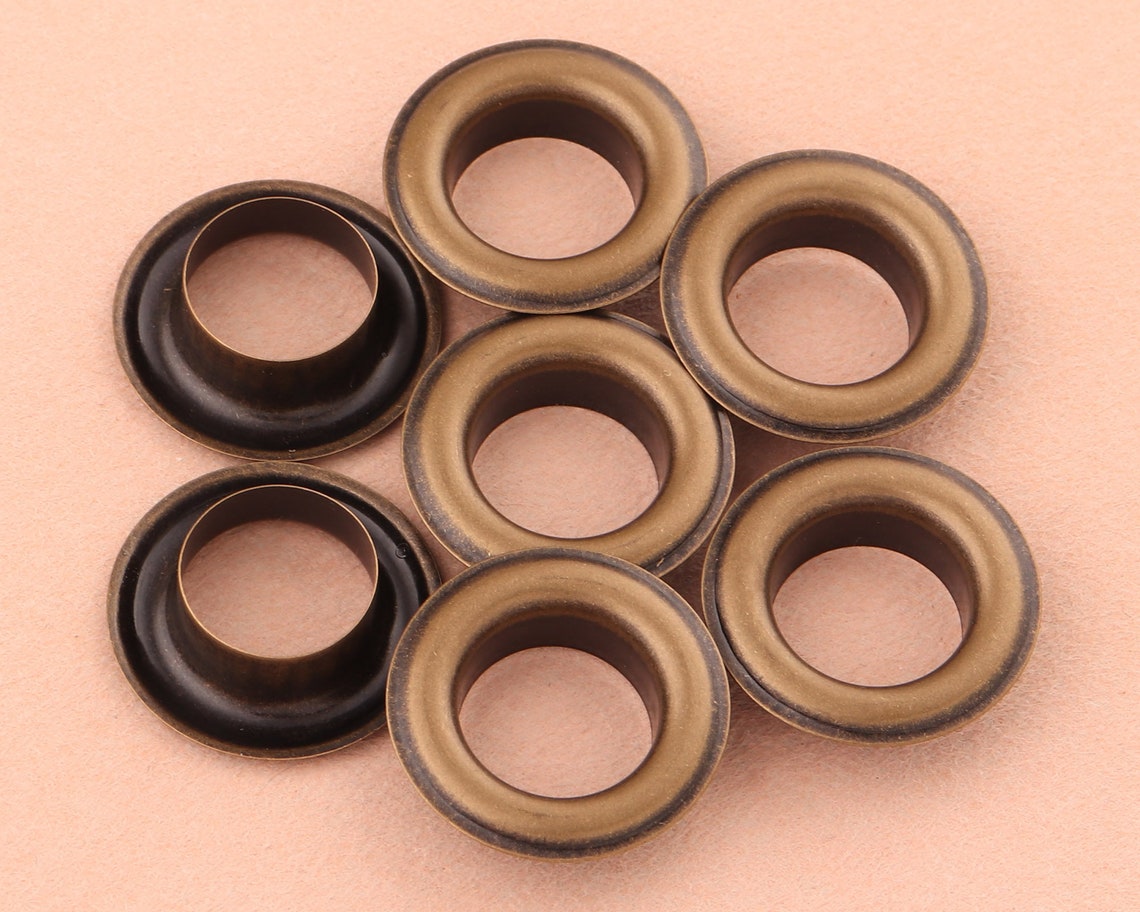 12mm Bronze Eyelets Grommets With Washers Metal Grommets - Etsy