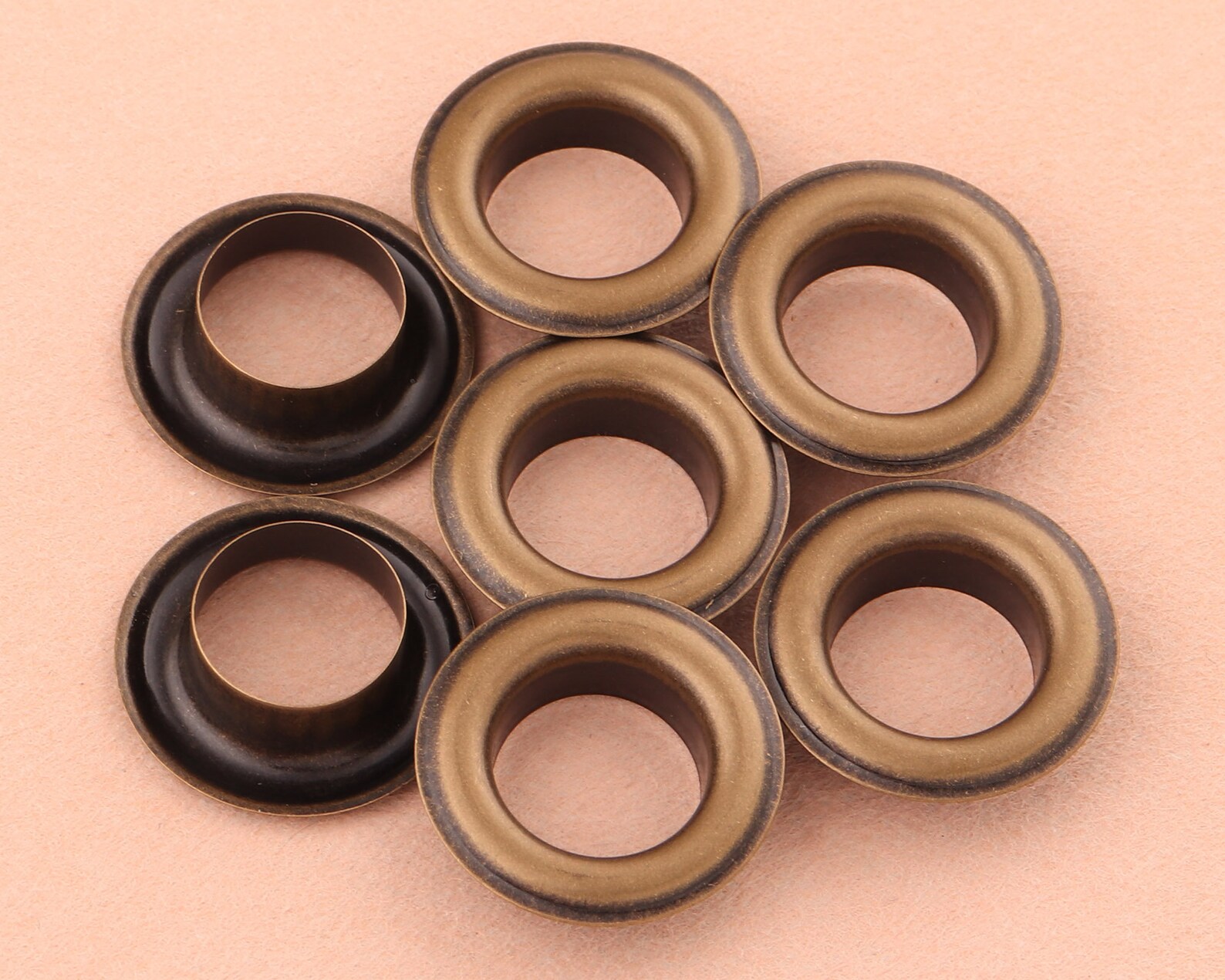 12mm Bronze Eyelets Grommets With Washers Metal Grommets - Etsy
