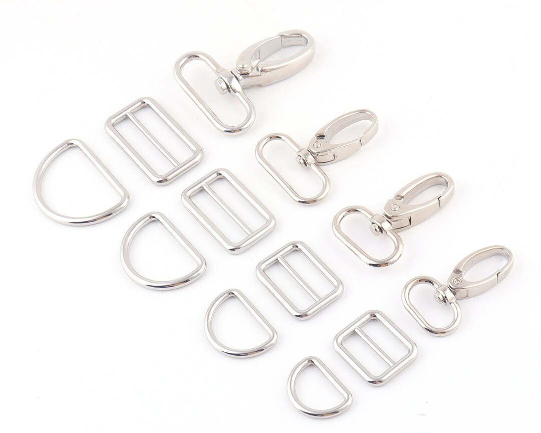 20-38mm Silver Metal Swivel Claw Clasps,dog Collar Hardware Adjuster ...