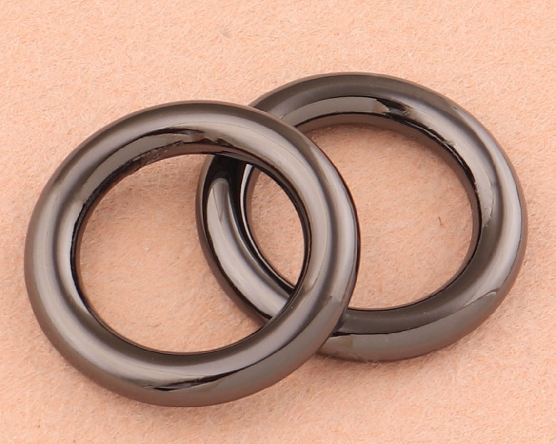 14mm Metal O Rings Welded Metal Loops Silver Round Formed - Etsy
