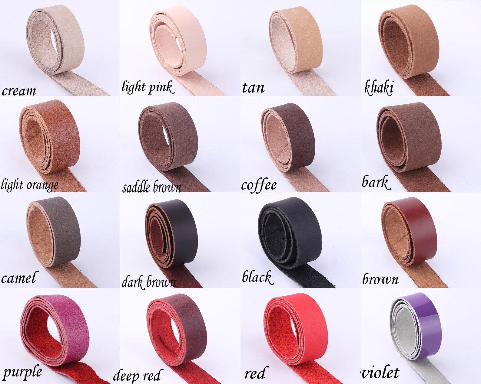 Leather Purse Strapleather Beltitalian Natural Leather - Etsy