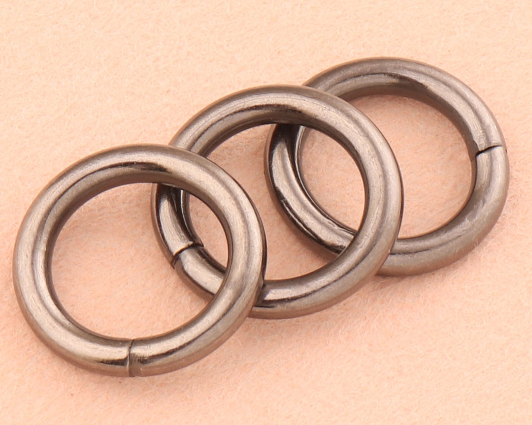 13mm Metal O Rings Welded Metal Loops Gunmetal Round Formed - Etsy