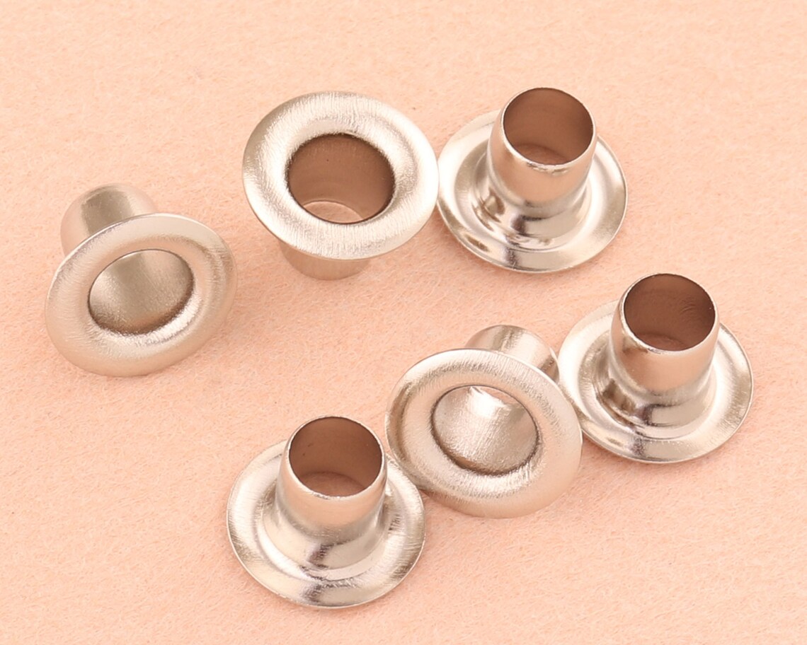 6mm Silver Eyelets Grommets With Washers Metal Grommets Rivets - Etsy
