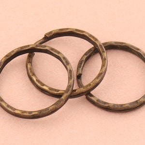 22mm Bronze Round Split Key Rings Key Chain Clasp Supplieso - Etsy