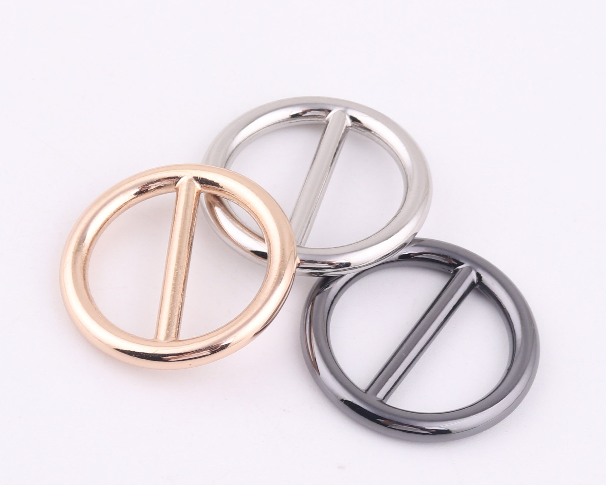 16mm5/8 silver Adjustable Belt Buckle Slide round bar | Etsy