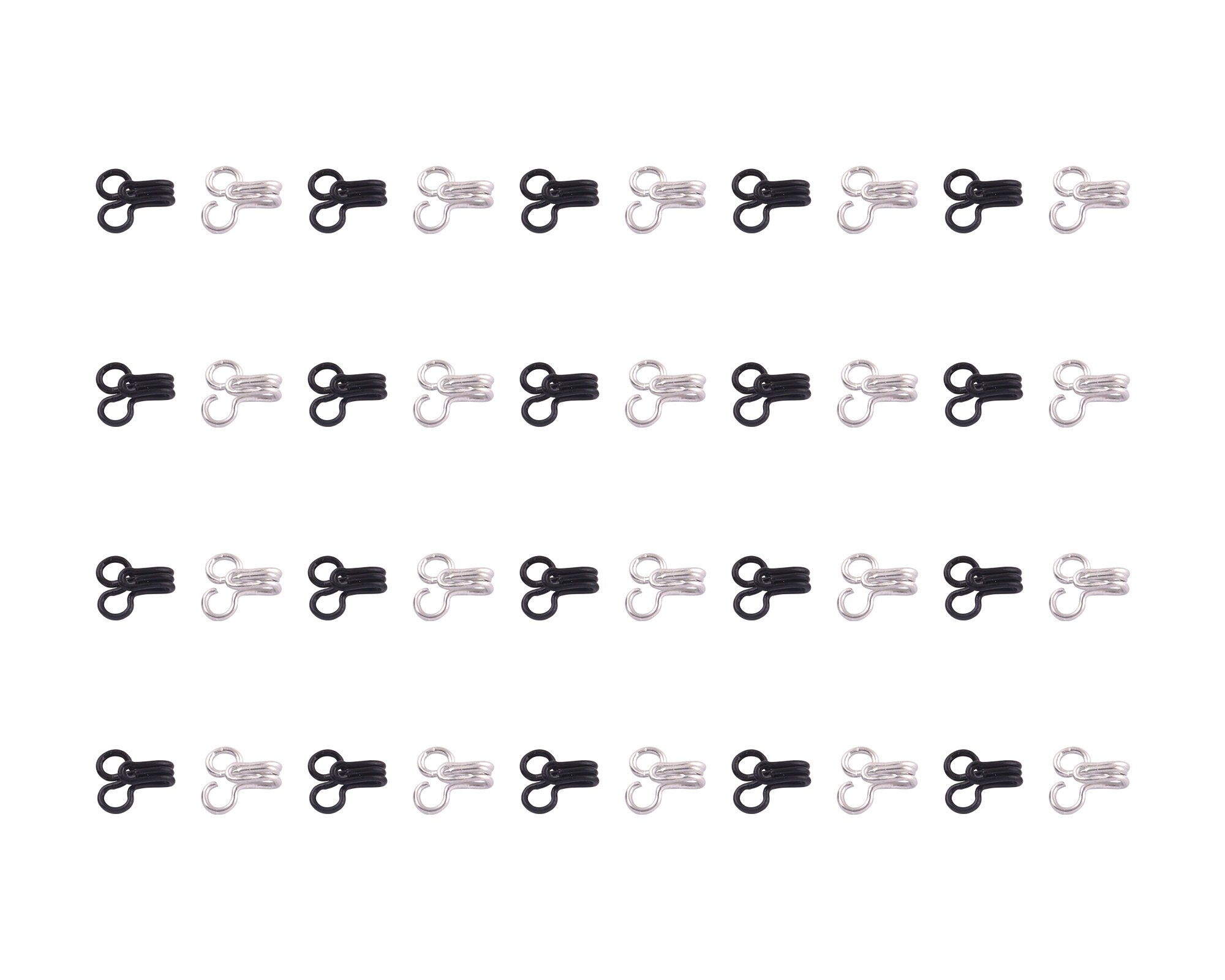 Silver Metal Mini Hook Fasteners for Doll Clothing Sewing - Etsy