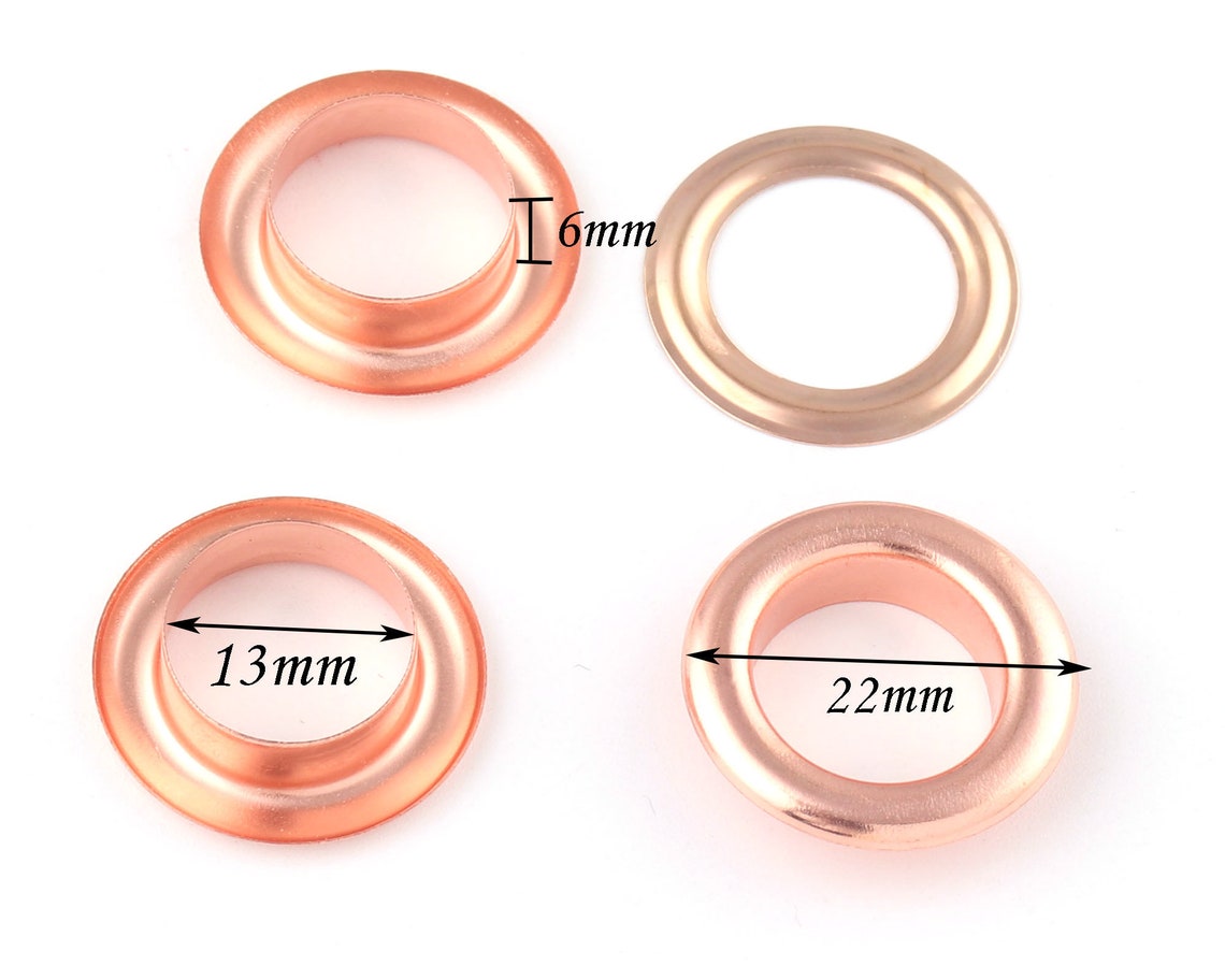 13mm rainbow eyelets grommets with washers Metal Grommets | Etsy