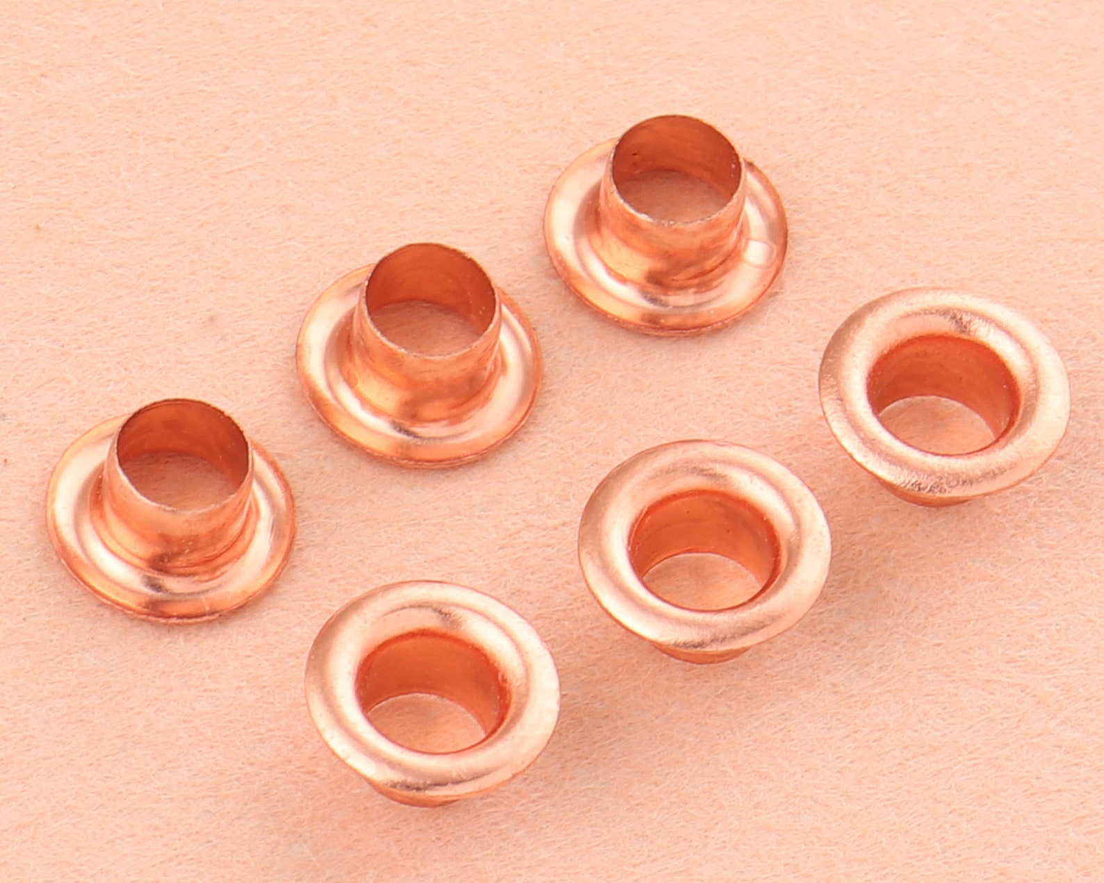 5mm Rose Gold Eyelets Grommets With Washers Metal Grommets - Etsy