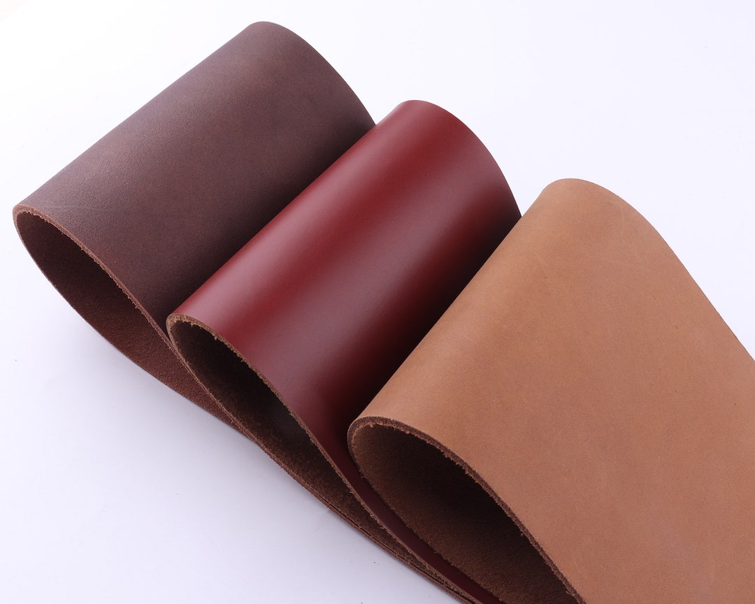 4 Leather Strap,leather Scrap Pieces Leather for Belt,italian Genuine ...