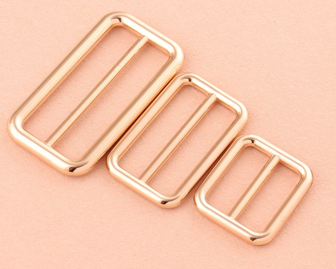 Light Gold Adjustable Belt Buckle Slide Round Buckles,metal Purse Clasp ...