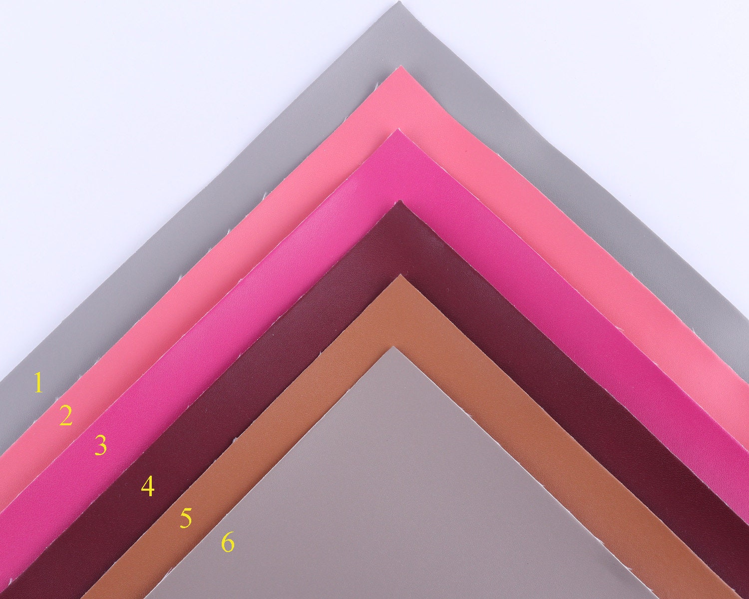 Colored Leather Sheetssmooth Leather Fabrica4 Faux | Etsy