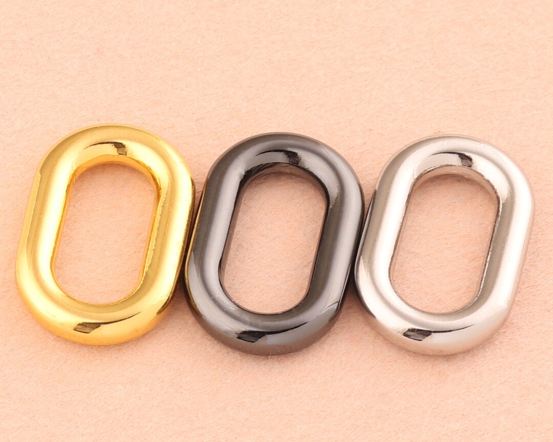 16mm Metal Oval Loop Ring,silver Bag Strap Buckle Purse Ring,webbing ...