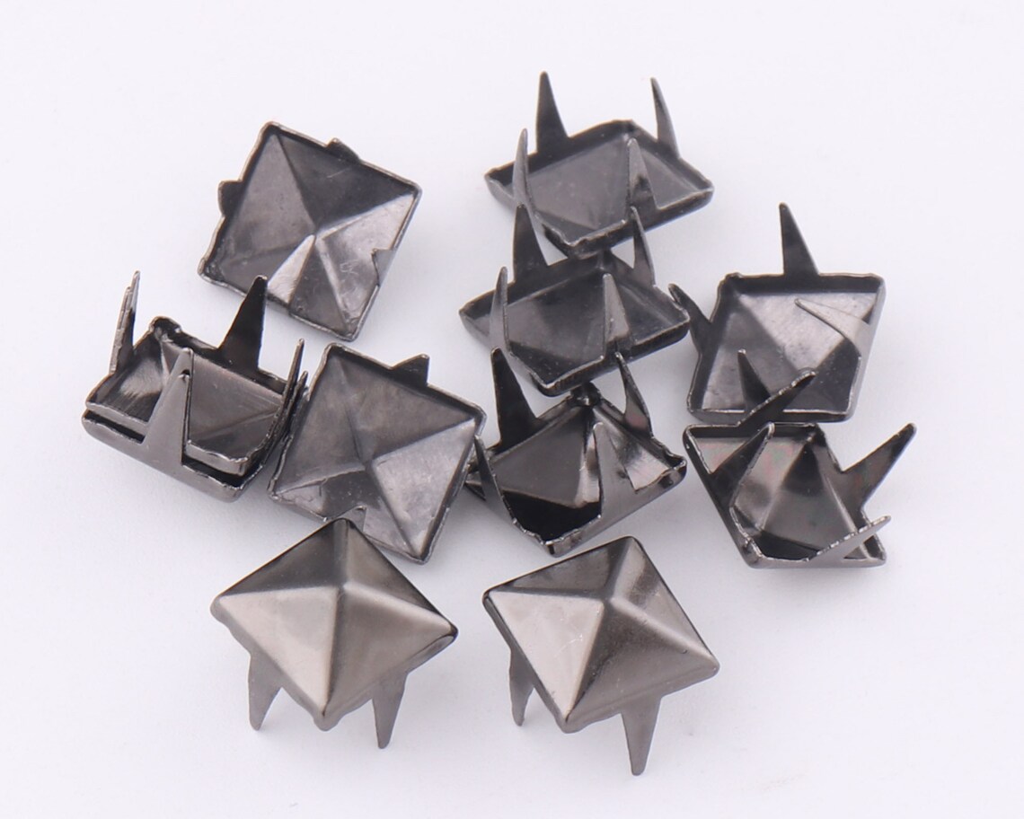 10mm Metal Spike Pyramid Claw Studs Rivetscone Nailhead - Etsy