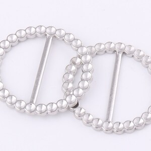 35mm Silver Adjustable Belt Buckle Slide Round Bar - Etsy