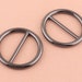1 Adjuster Buckles Round Center Slide Bucklesmetal - Etsy