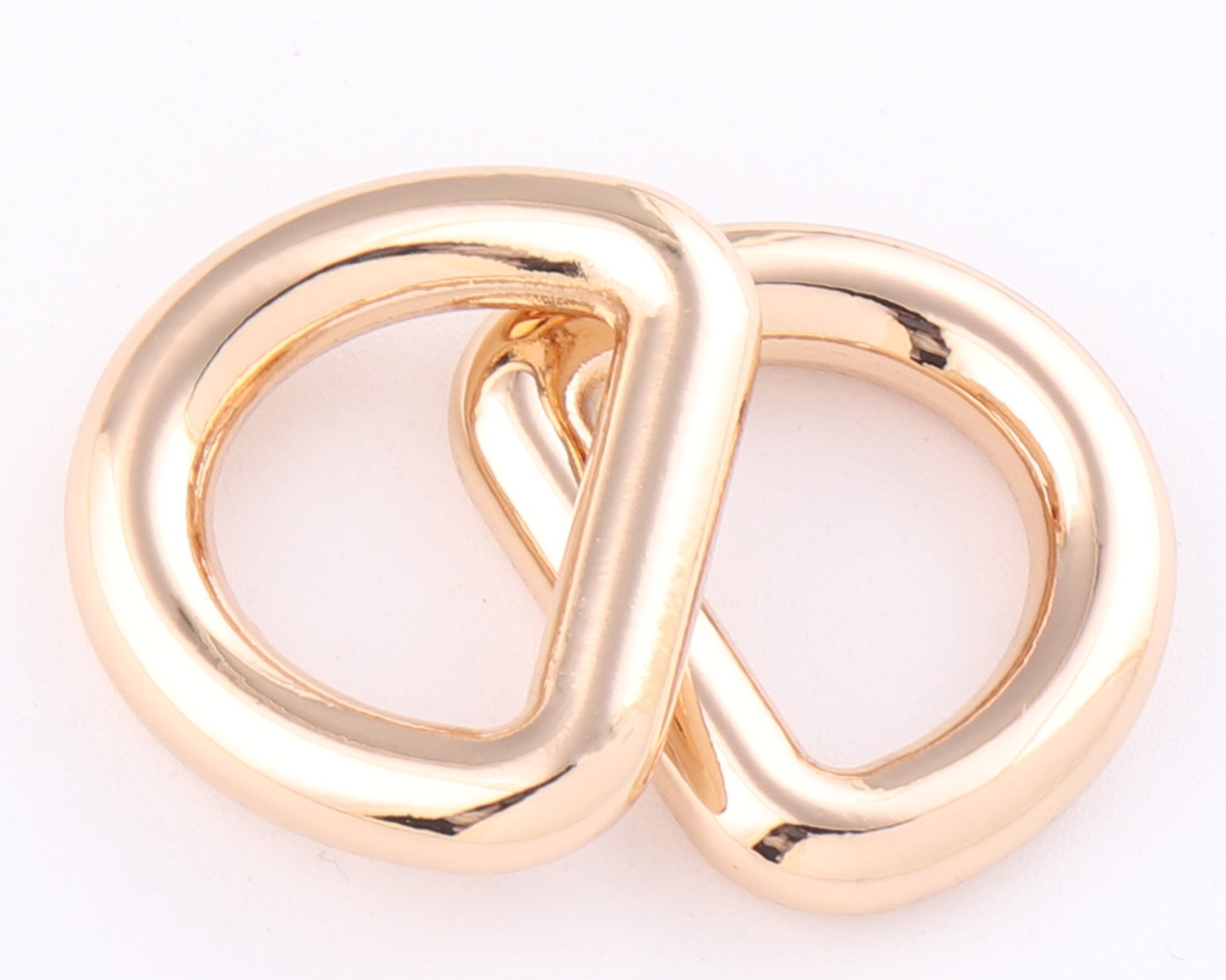 16mm Silver D Ring Slide Adjustable Buckles Loopmetal D Rings - Etsy