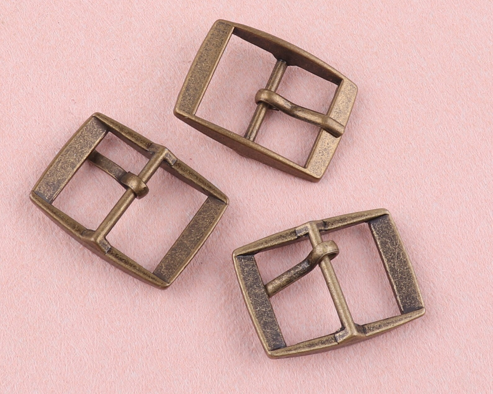 14mm Bronze Belt Bucklemetal Bucklesstrap Bucklessquare | Etsy