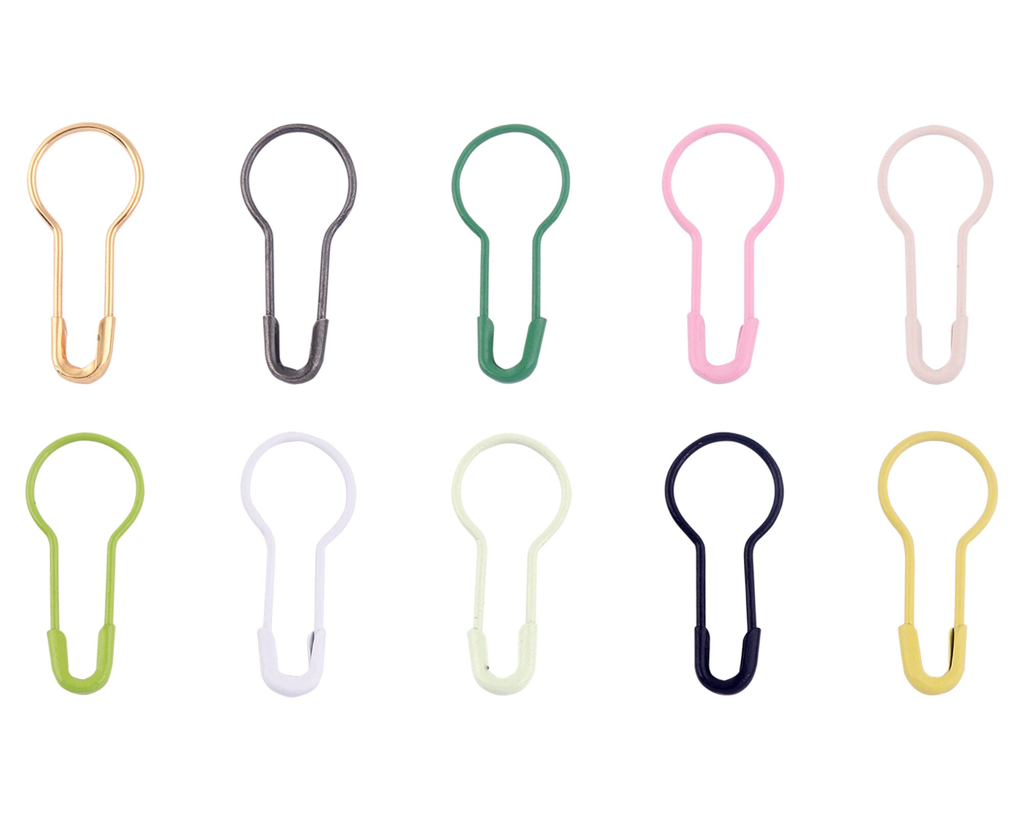 Colorful tiny Bulb safety pins metal safety jewelry pin Brooch | Etsy