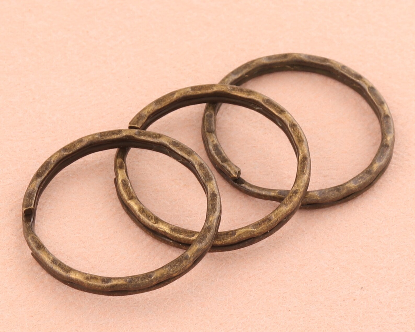 22mm Bronze Round Split Key Rings Key Chain Clasp Supplieso - Etsy