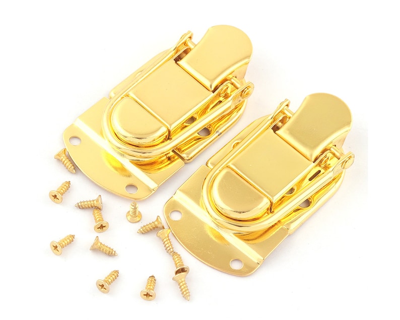 Gold Metal Toggle Case Catch Hasp Latch Trunk Drawbolt Closure - Etsy