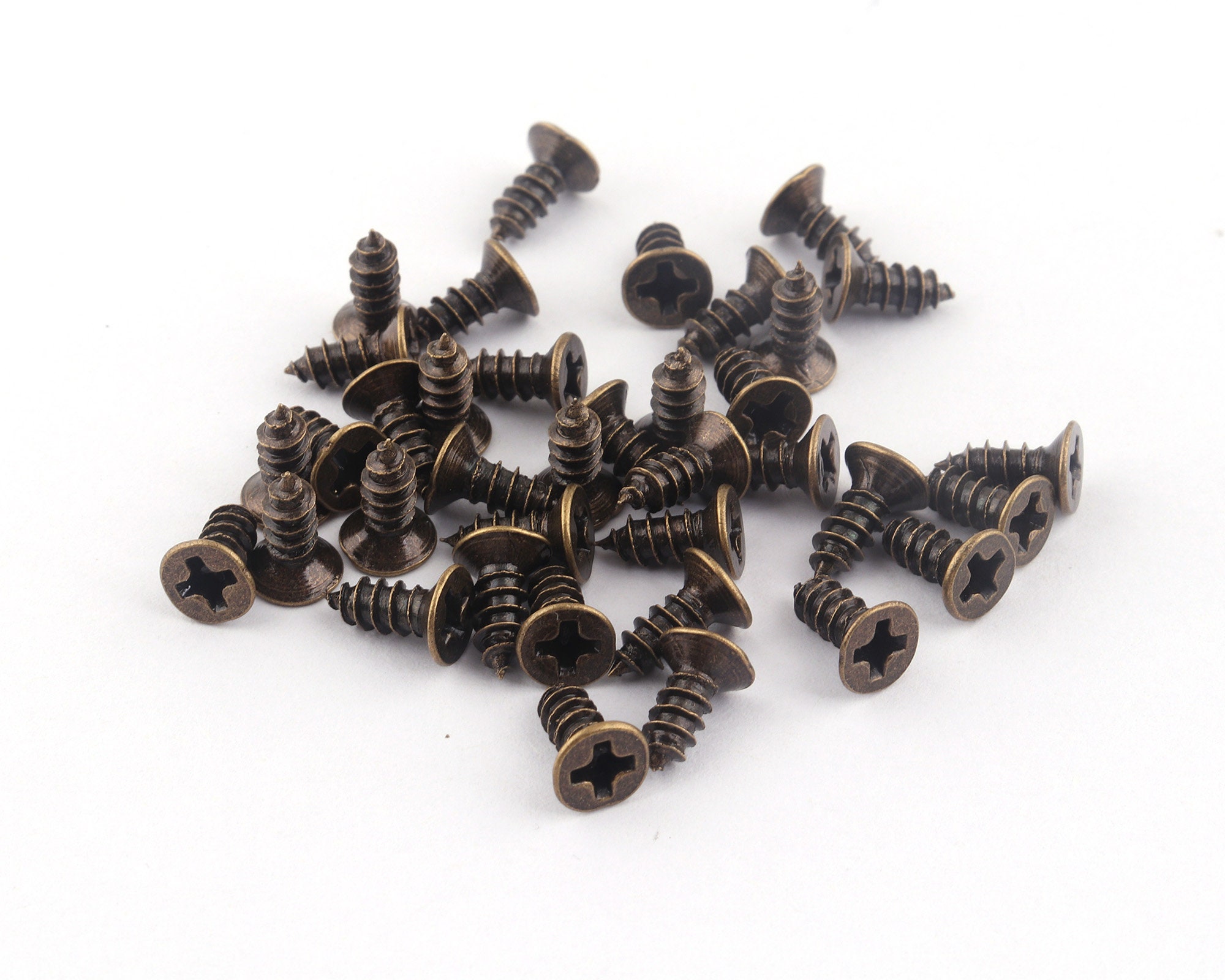 5mm bronze Woodworking Screws Hinge box Hardware Round Head | Etsy