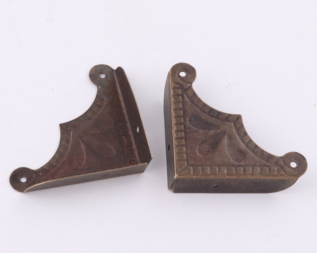 38mm Bronze Metal Corner Protection Corners Vintage Box Corner ...