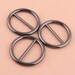 1 Adjuster Buckles Round Center Slide Bucklesmetal - Etsy