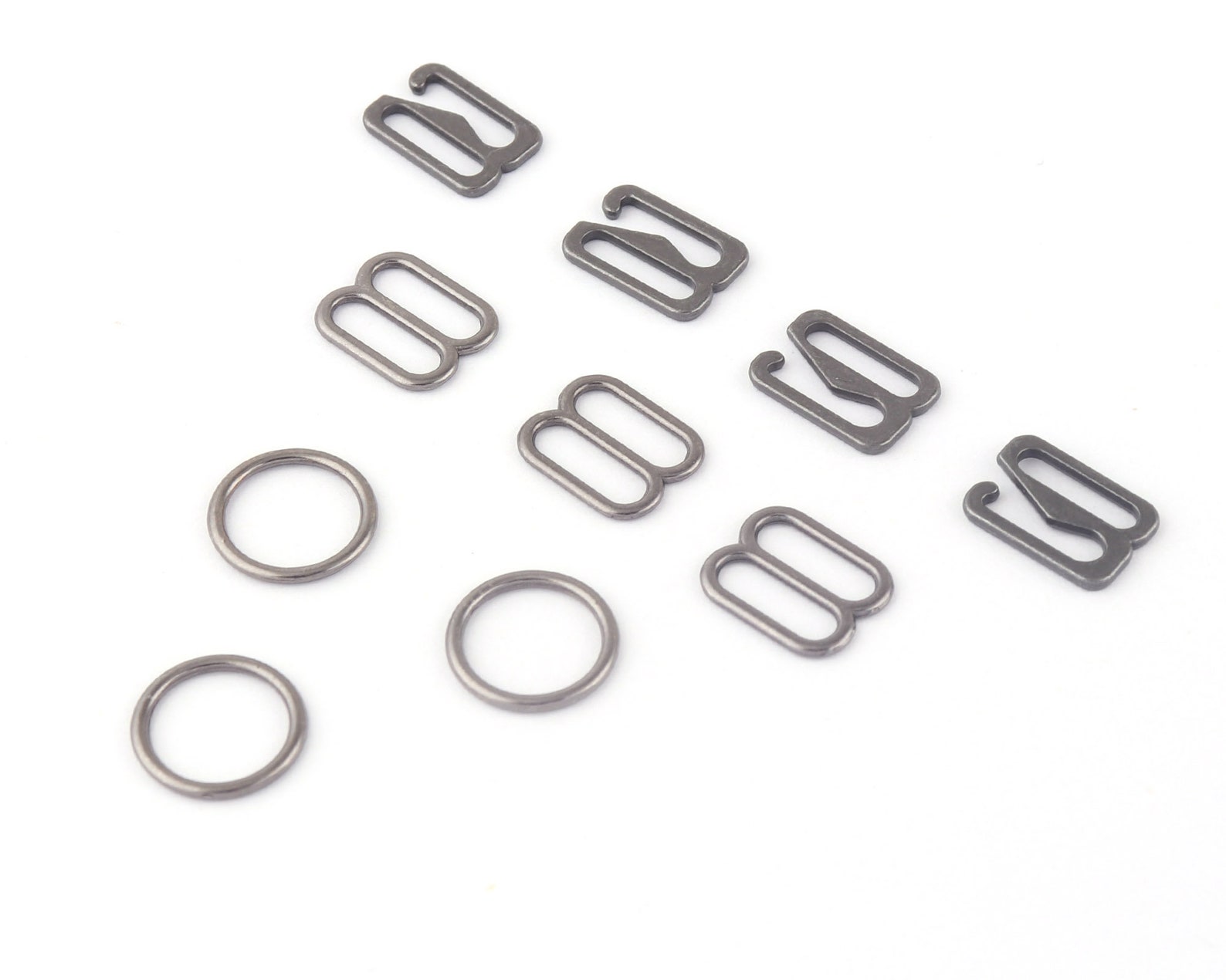 10mm Gunmetal Metal Mini Swimsuit Bra Strap G Hooks - Etsy