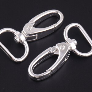 20mm Swivel Clasps Claw,plated Silver Swivel Dog Hook,lobster Clasp ...