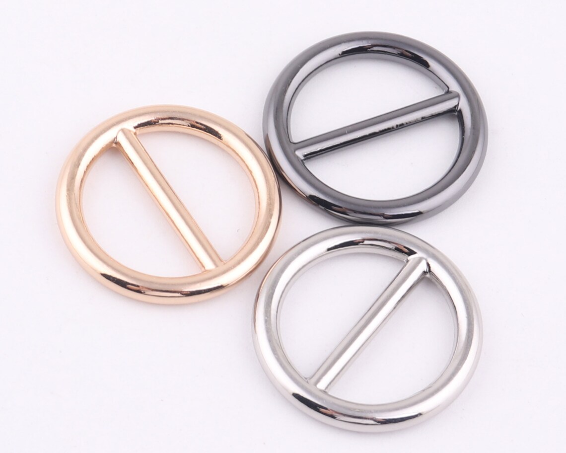 16mm5/8 Silver Adjustable Belt Buckle Slide Round Bar - Etsy