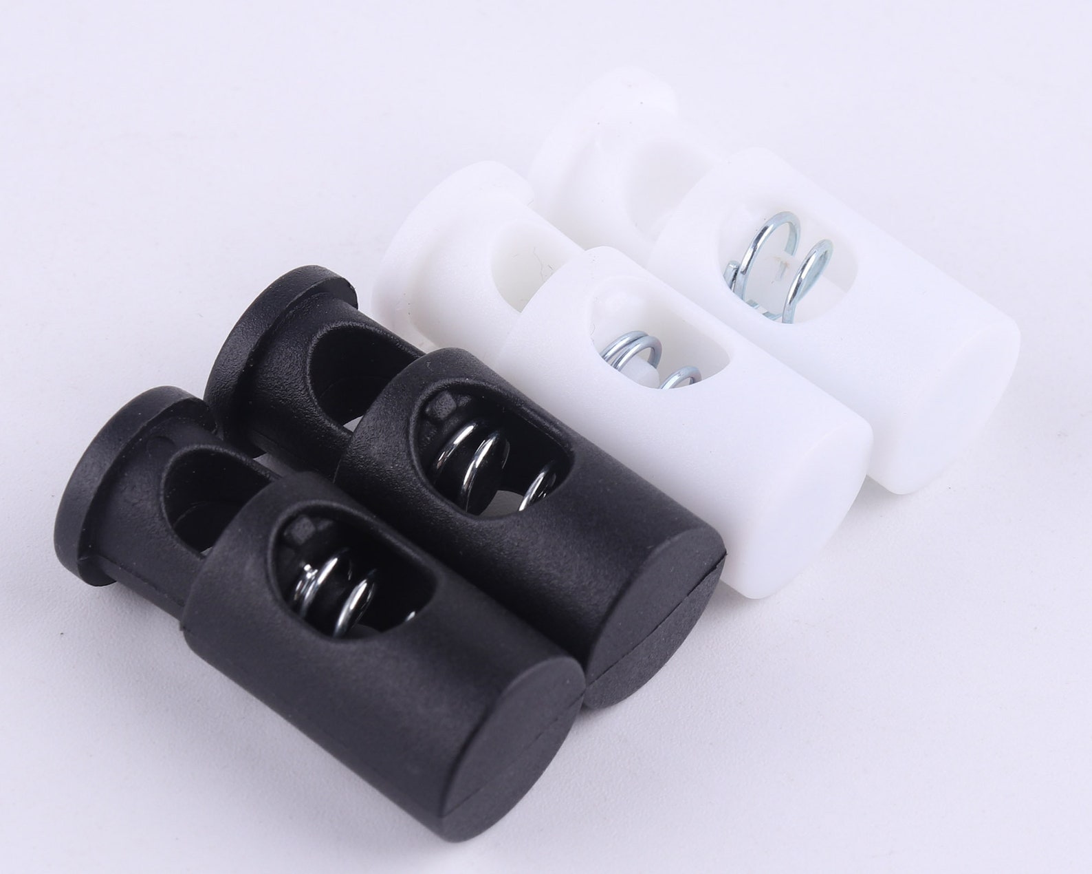 White Cord Lock Adjuster Elastic Adjuster Cord Stop Toggles - Etsy