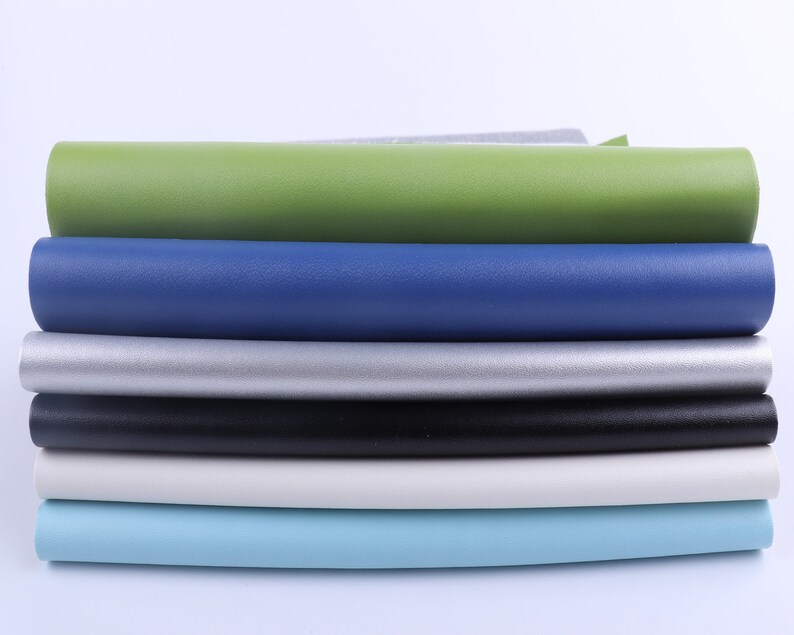 Colored Leather Sheetssmooth Leather Fabrica4 Faux - Etsy